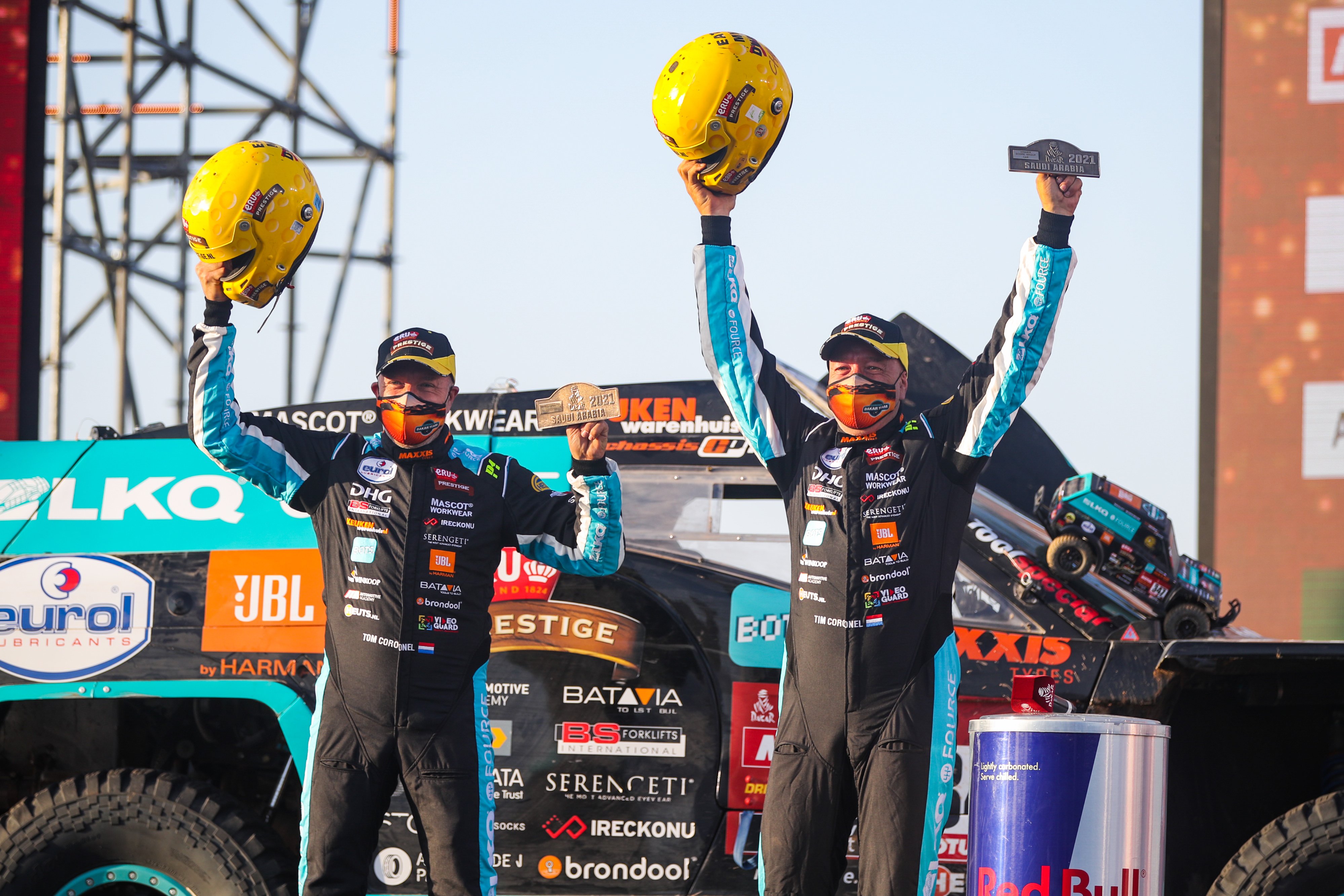Tim and Tom collect medal after hectic final stage! | Coronel Rally Team